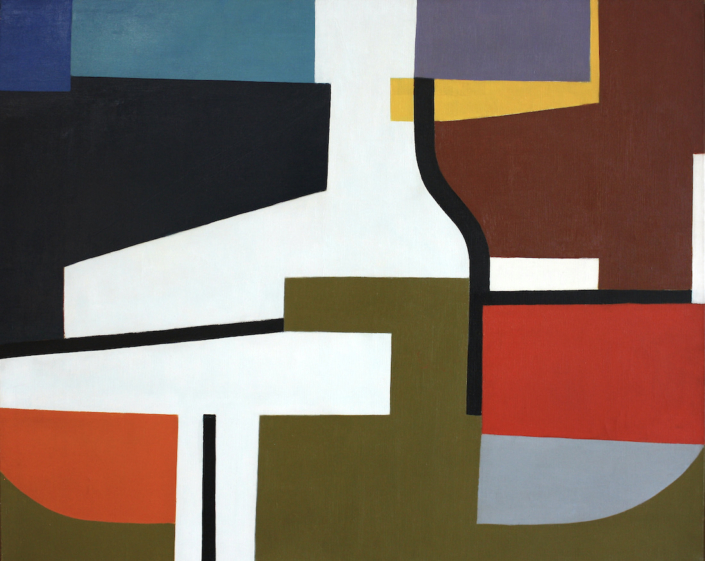 Untitled Abstract by Robert Breer, circa 1950 - Aaron Galleries