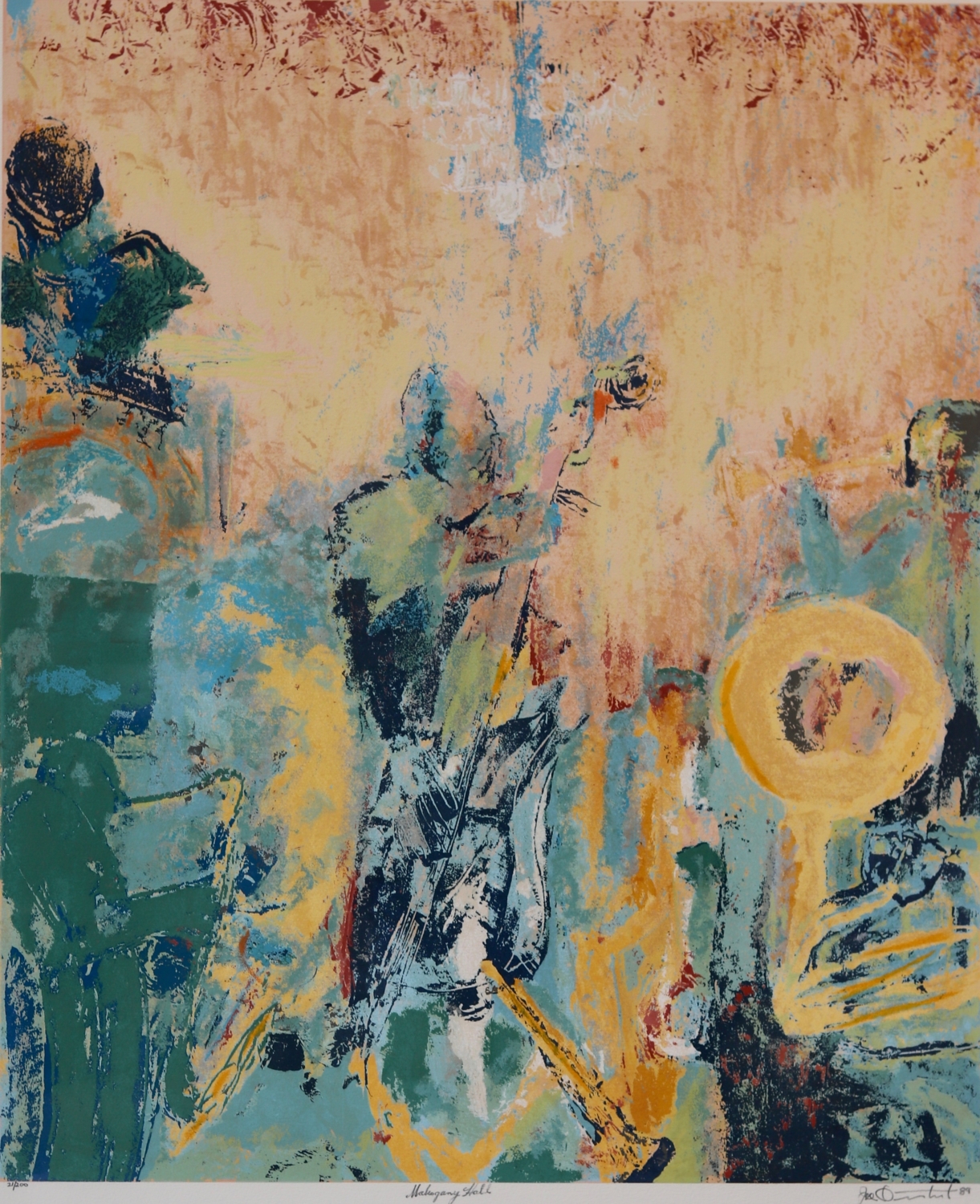 Artist Joe Overstreet - Mahogany Hall - Aaron Galleries